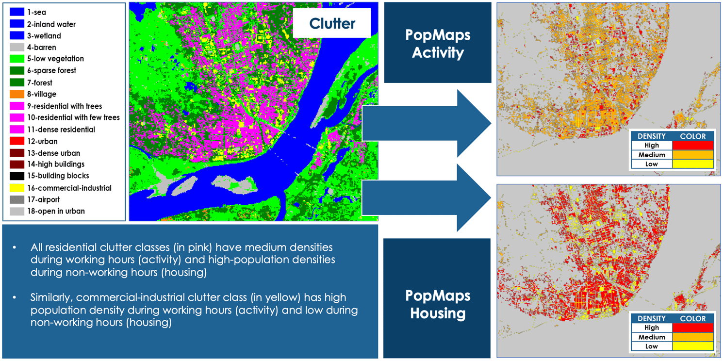 Population density map: Why RF planners need high resolution