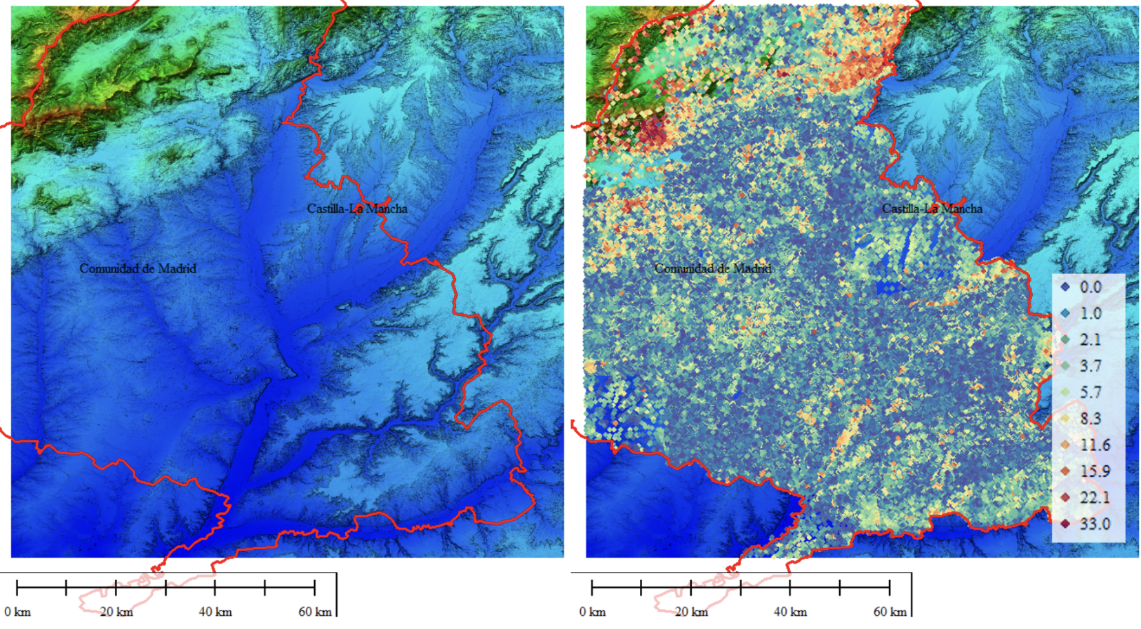 Detailed overview of the LuxCarta 10m DTM based on copernicus GLO-30