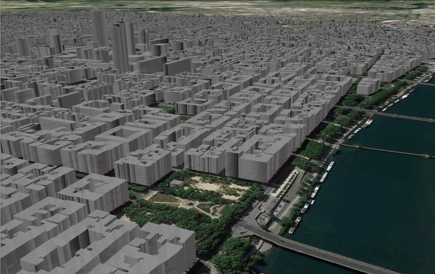 3D City Model of Lyon, France for 5G RF Planning by LuxCarta | Luxcarta