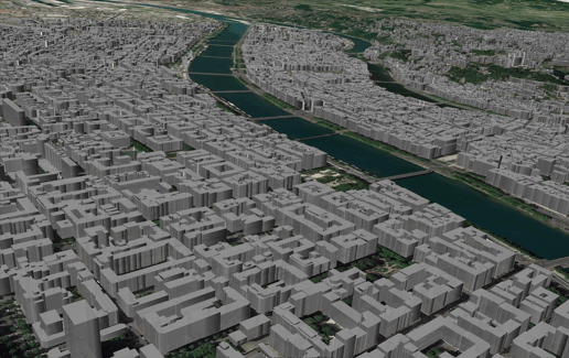 3D City Model of Lyon, France for 5G RF Planning by LuxCarta | Luxcarta